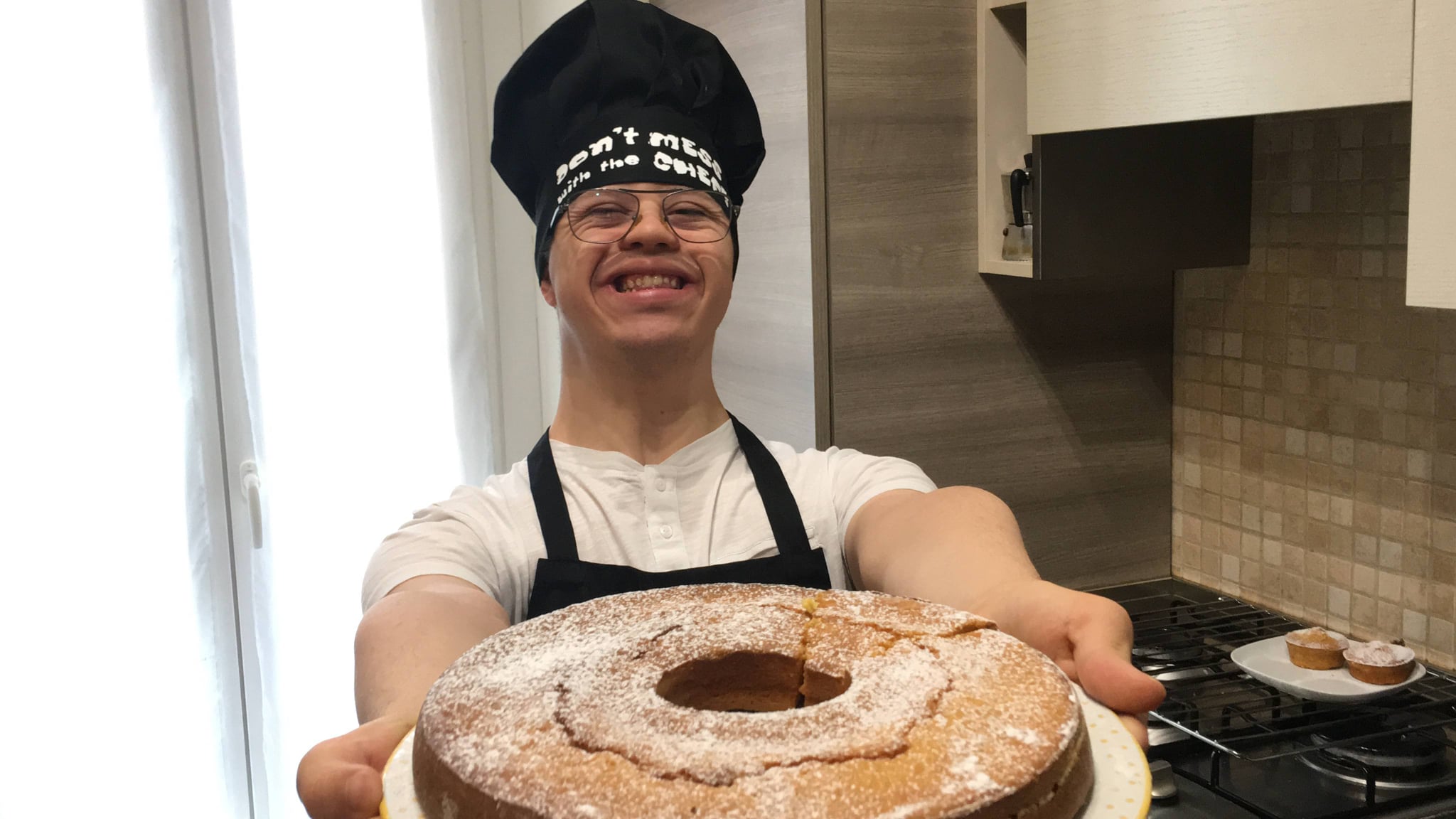 Conoce a Gabriel Valente, un joven cocinero italiano - Down sin mitos